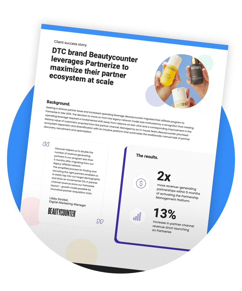 Beautycounter | Partnerize Case Study